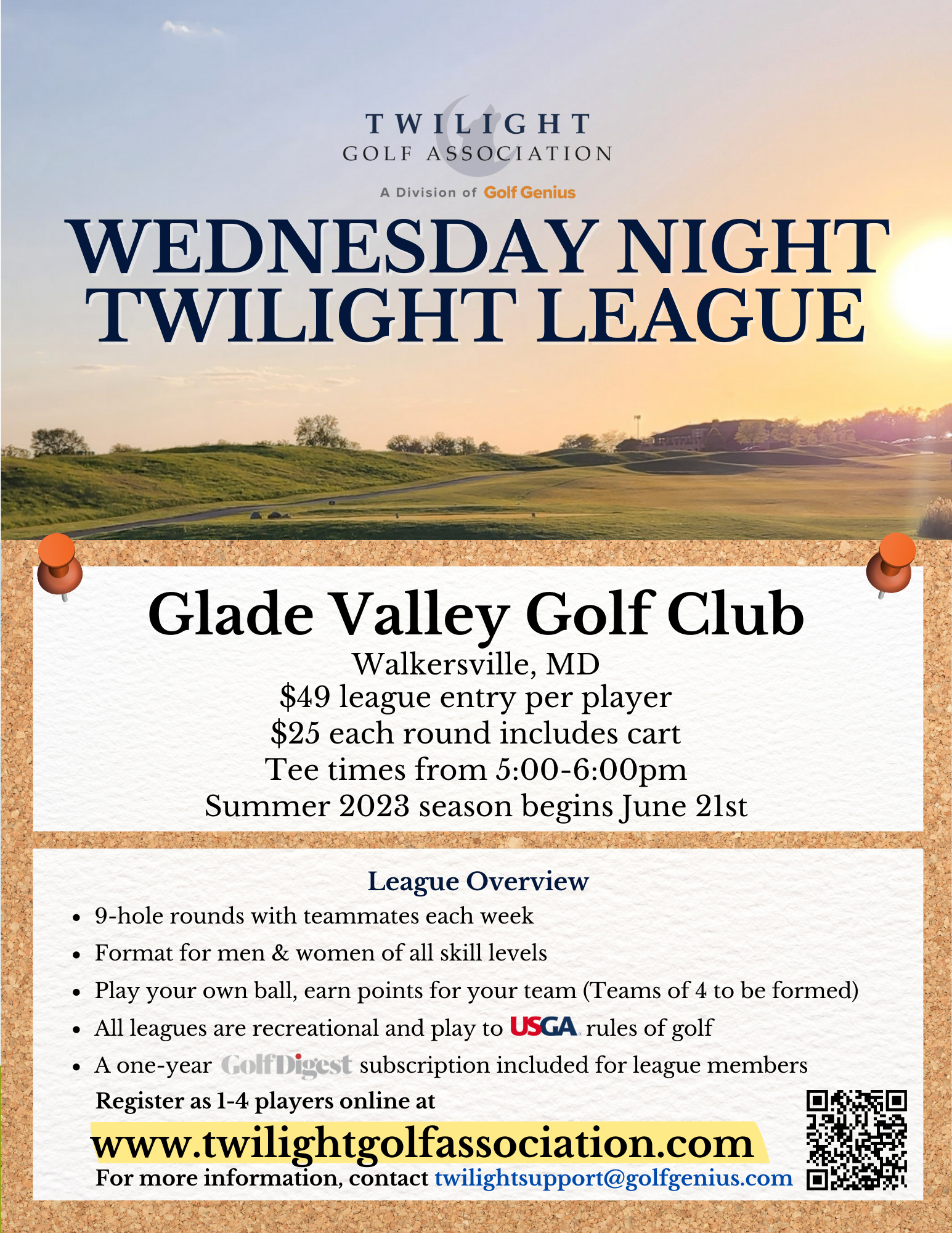 Leagues - Glade Valley Golf Club